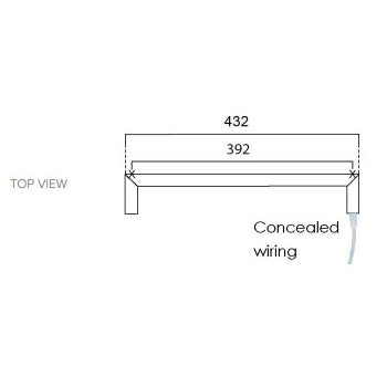 Newtech Largo 632mm Square Heated Towel Rail Chrome – Outlet by Oakleys